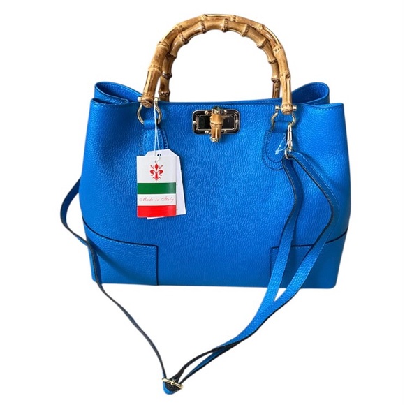 M Made In Italy | Bags | Modarno Womens Real Leather Large Bag With ...
